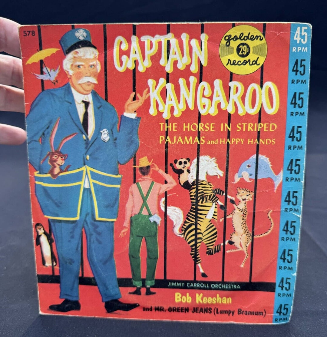 1959 CAPTAIN KANGAROO 45 Golden Record Vinyl Near Mint! Bob Keeshan - Etsy