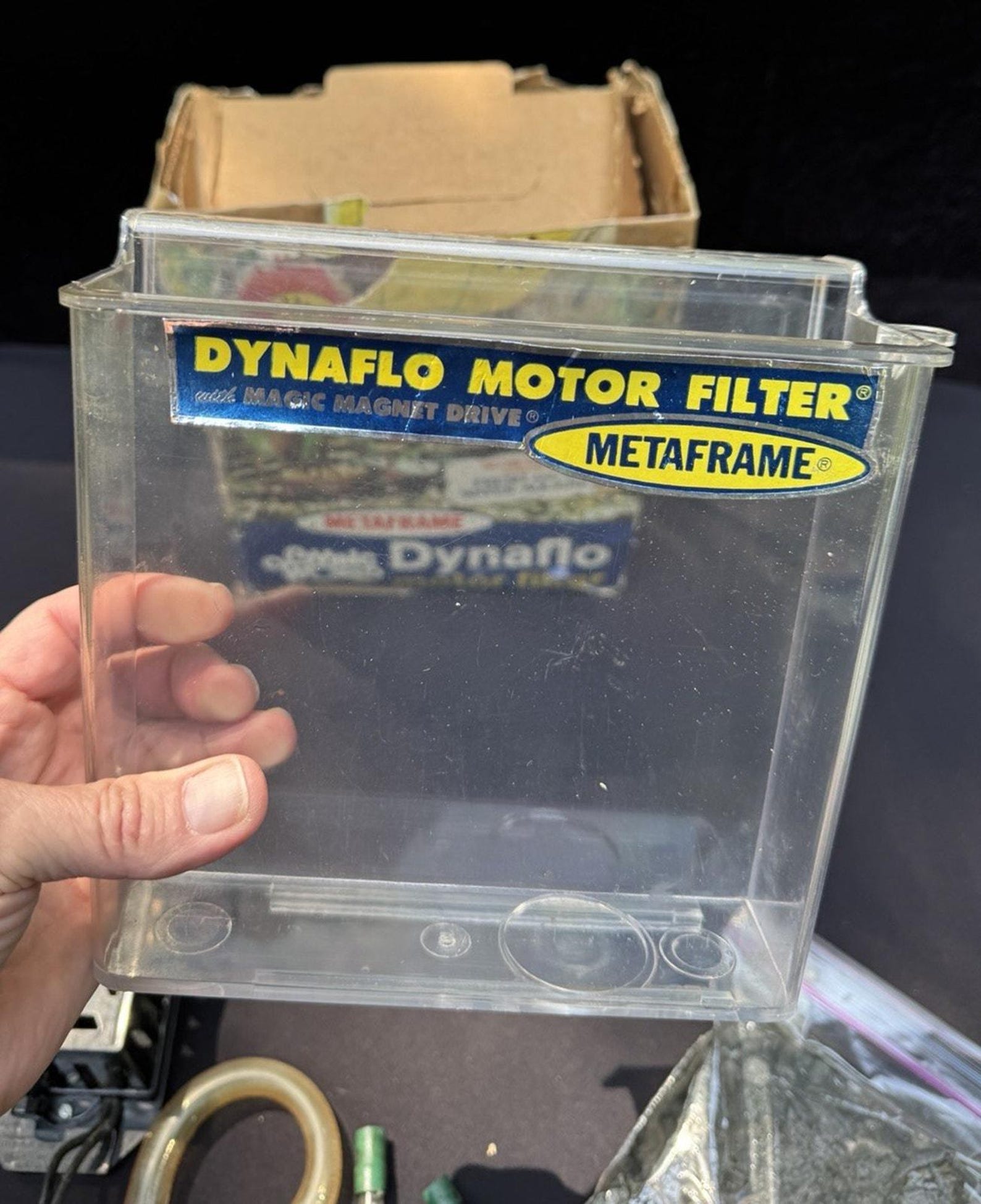 Vintage Metaframe Living World Dynaflo Filter Original Box Rare! Works ...