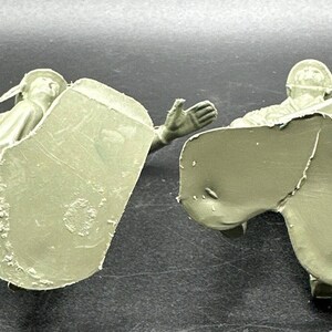 Vintage Louis Marx 6” & 5” WWII Army JUMBO Lot of 2 1960s Excellent ...