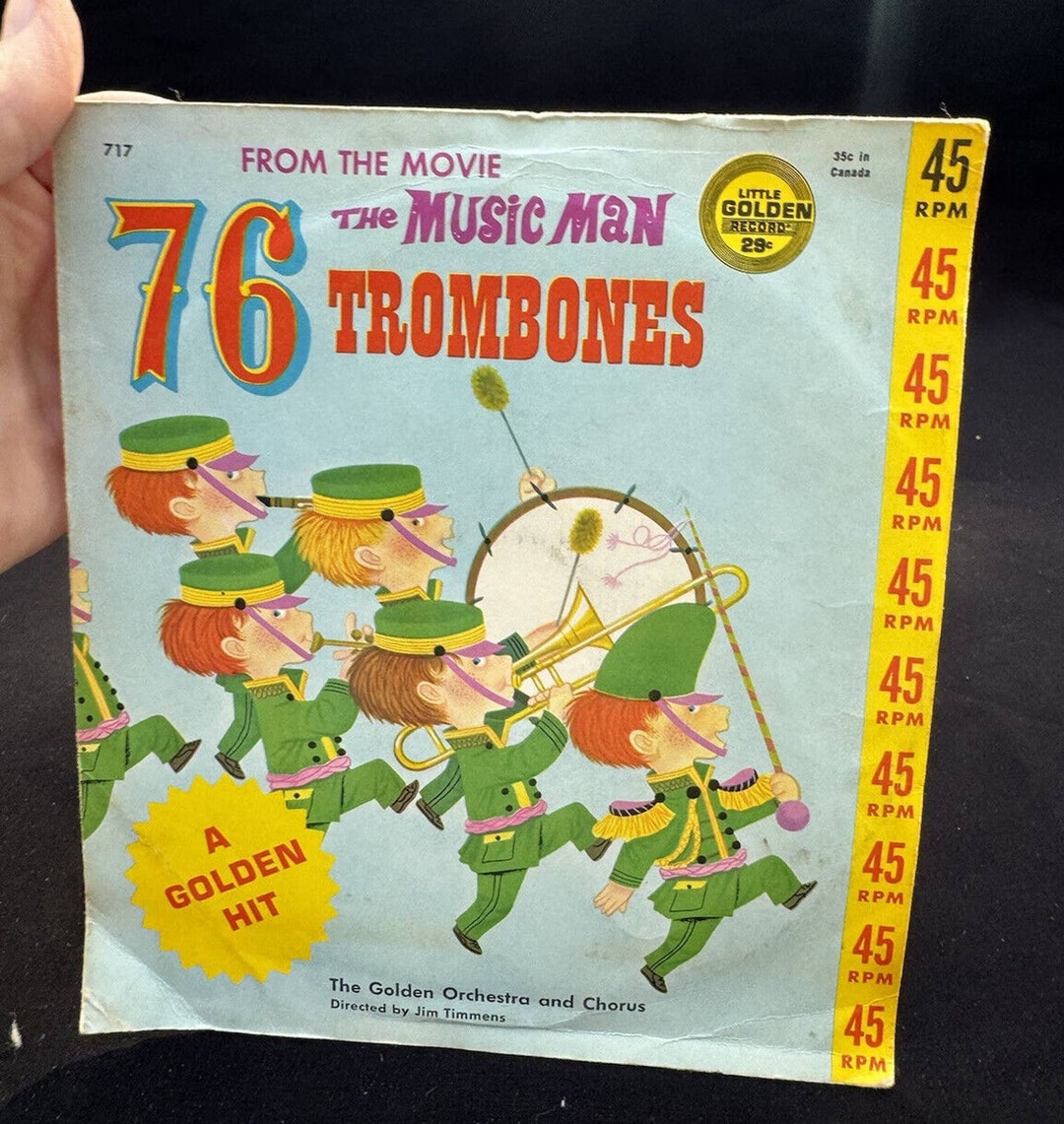 Very Rare 1963 the Movie the Music Man 76 Trombones Jim Timmens Near ...