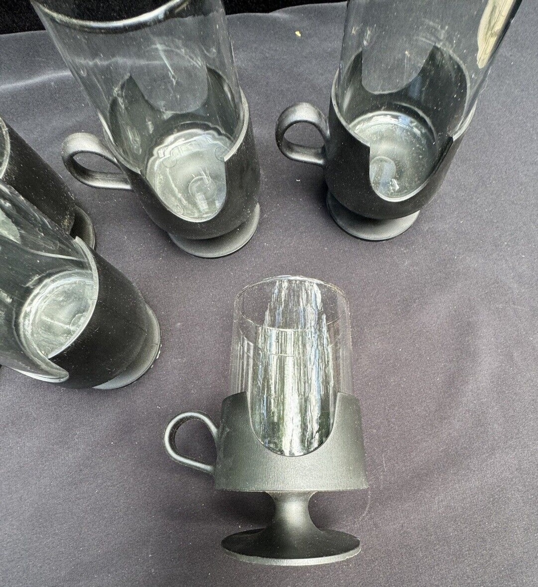 8 Vintage Corning Ware MCM Glas-snap Coffee Tea Mug Cups Hot or Cold 7 ...