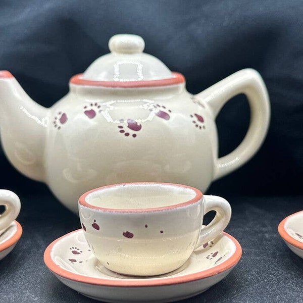 Bear Tea Set - Etsy