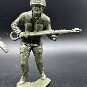 Vintage Louis Marx 6” & 5” WWII Army JUMBO Lot of 2 1960s Excellent ...