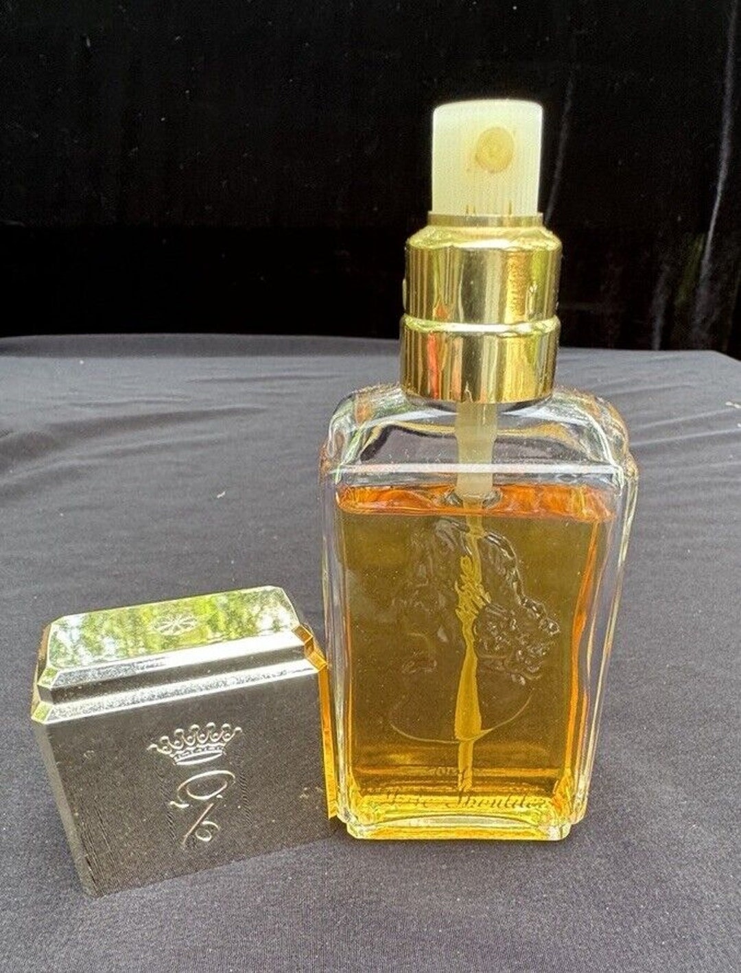 VTG White Shoulders by Evyan Cologne Atomizer Perfume 2 3/4 Oz Bottle ...