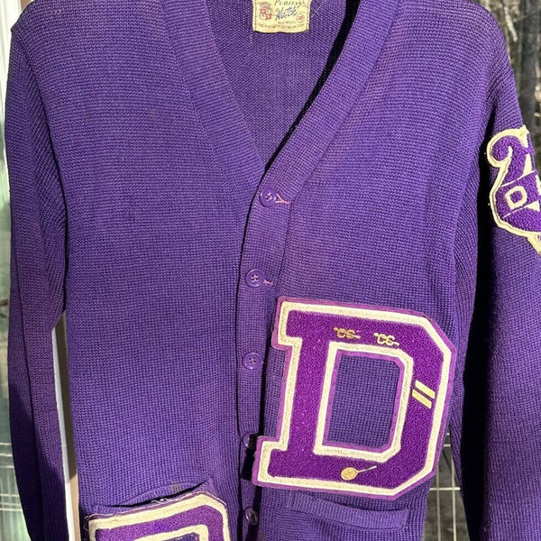 Letterman Cardigan - Etsy
