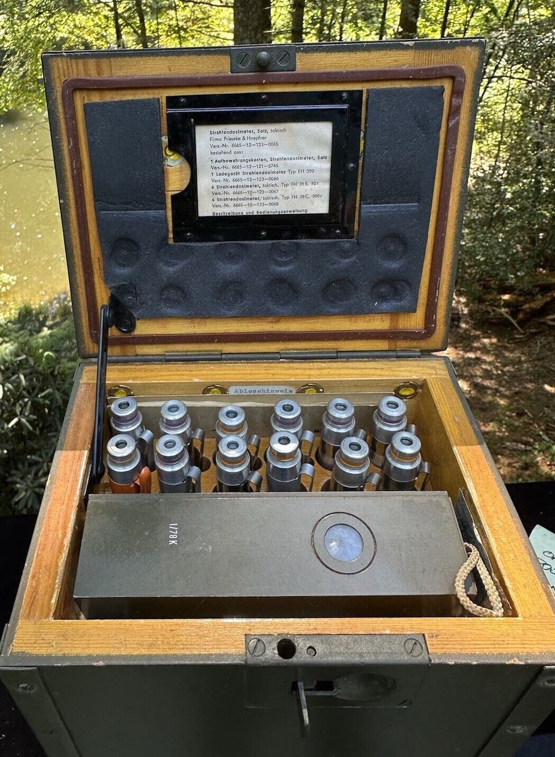 Rare German Military Tactical Radiation DOSIMETER STRAHLENDOSIMETER ...