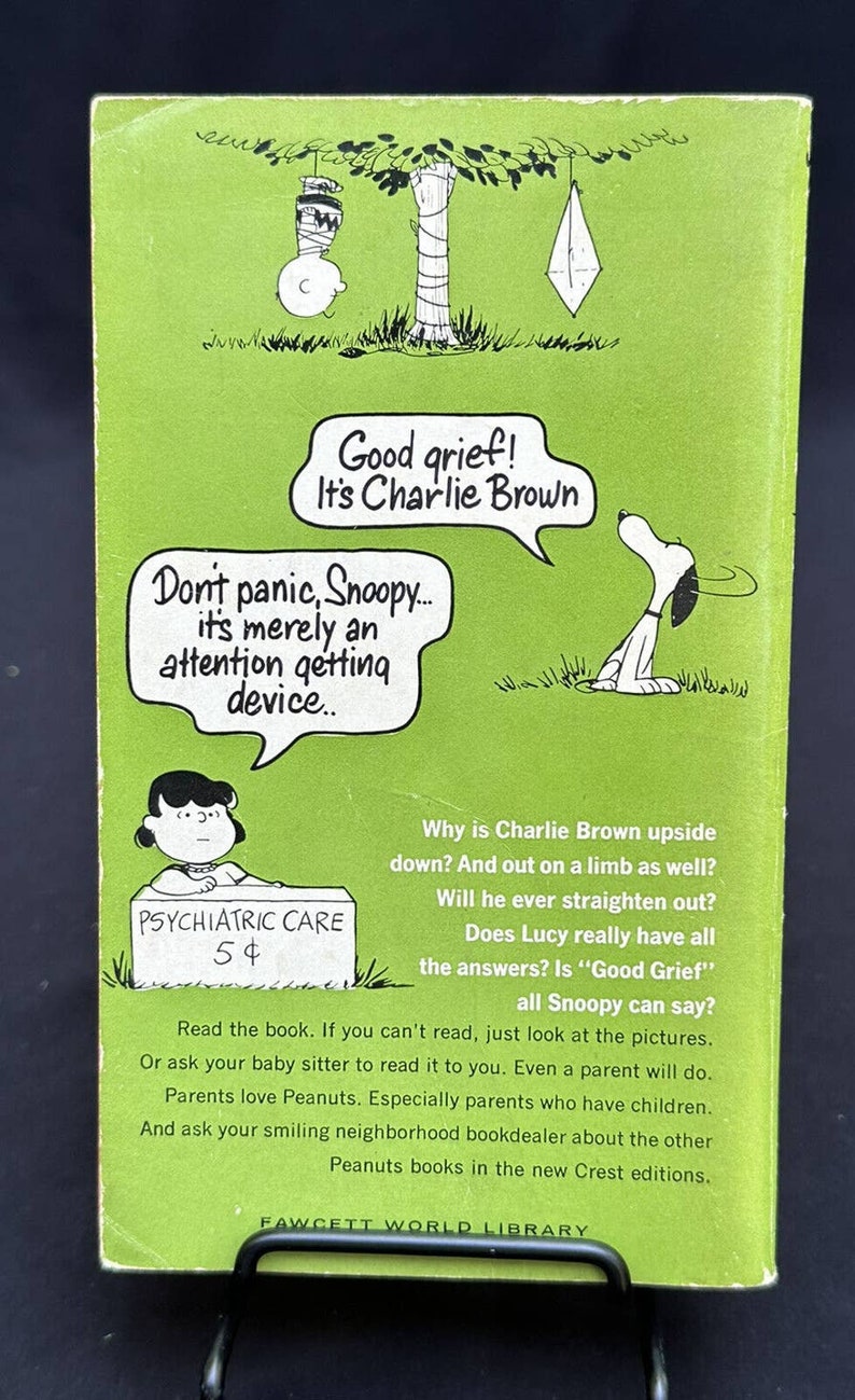 Very Funny, Charlie Brown - Fawcett Crest K945 (1966) Charles Suhulz ...