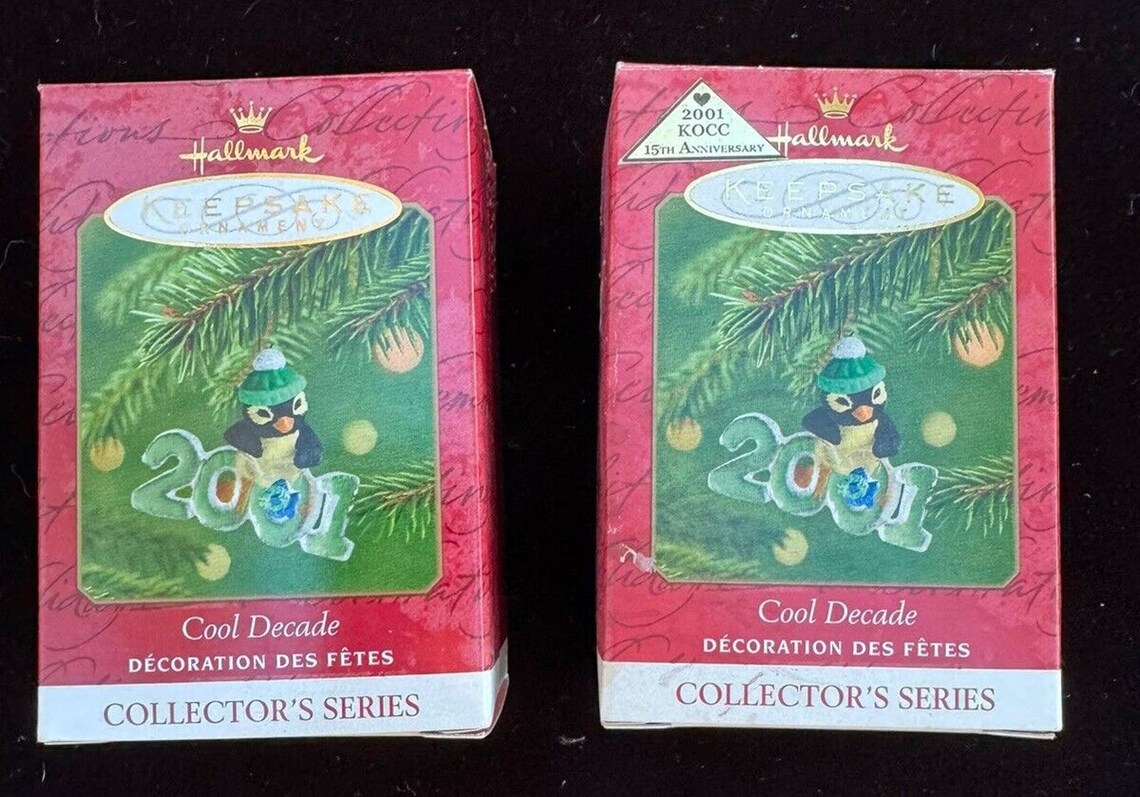 New! Hallmark 2001 Cool Decade & Signed Repaint Penguin Christmas ...