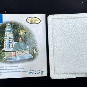 VTG Department 56 Lighthouse Snow Village Lighted Ornament 98635 ...