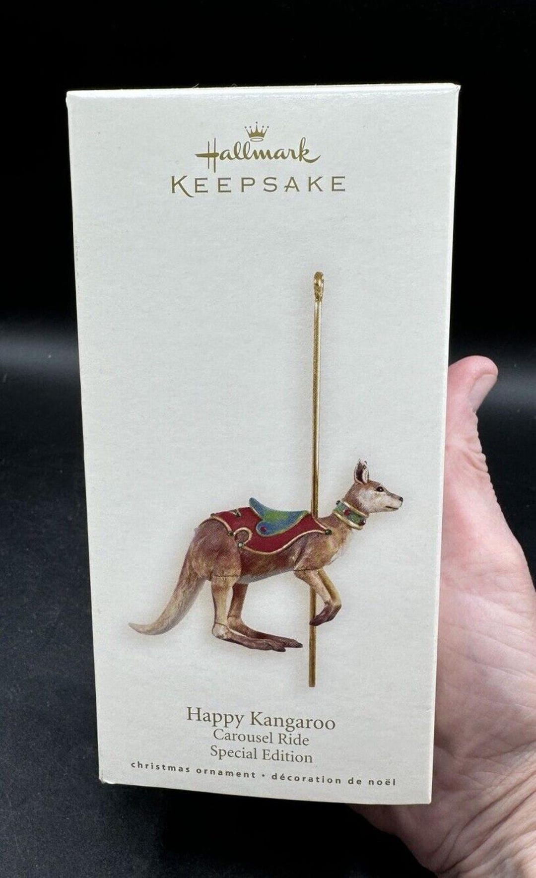 Brand New Hallmark Happy Kangaroo Carousel Ride Special Ed Ornament ...