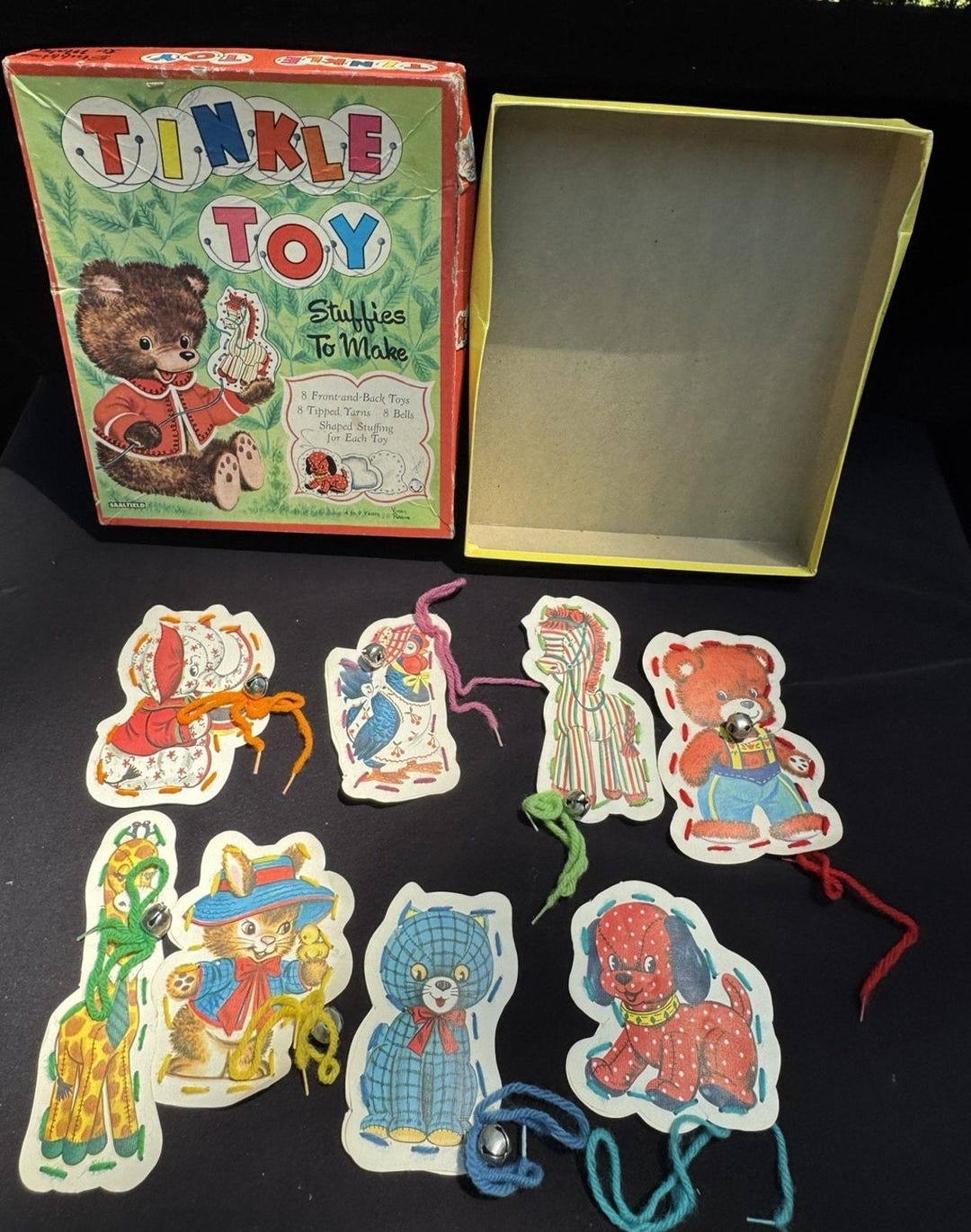 Rare Vintage MCM 1940s Vivian Robbins Art TINKLE TOYS Stuffies to Make ...