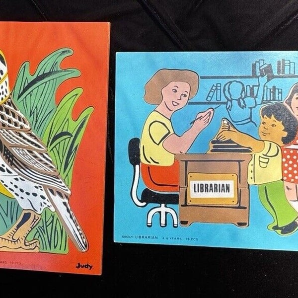 Judy Instructo Wooden Puzzles - Etsy