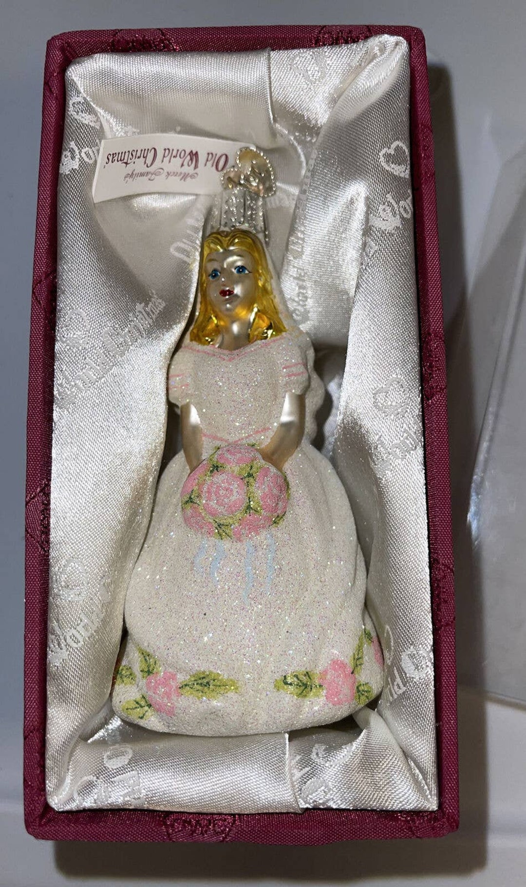 Brand NEW! Merck Family Old World Christmas Glistening Bride Hand ...