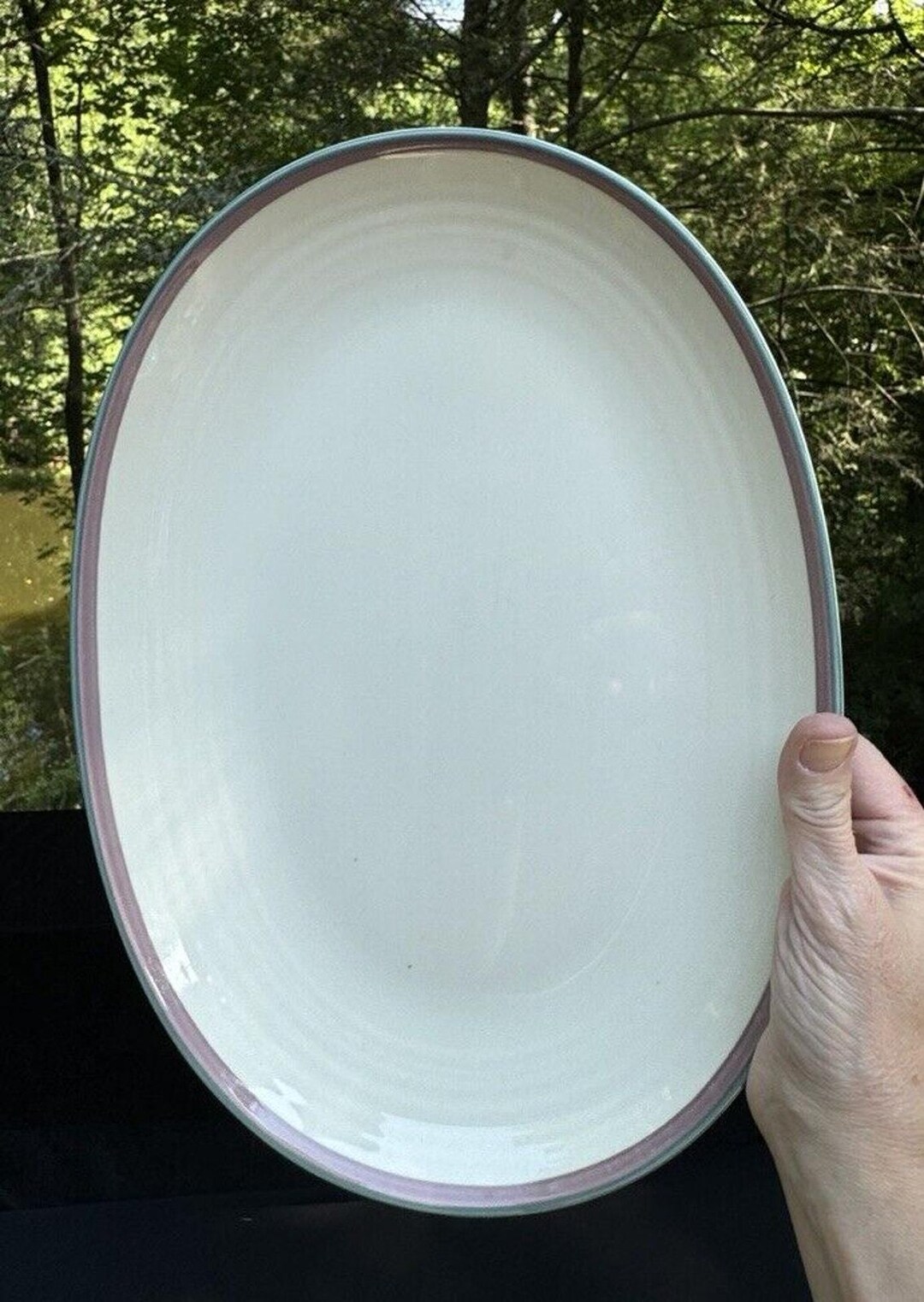 Pfaltzgraff JUNIPER Pattern 14" Long Oval Serving Platter Nice! - Etsy