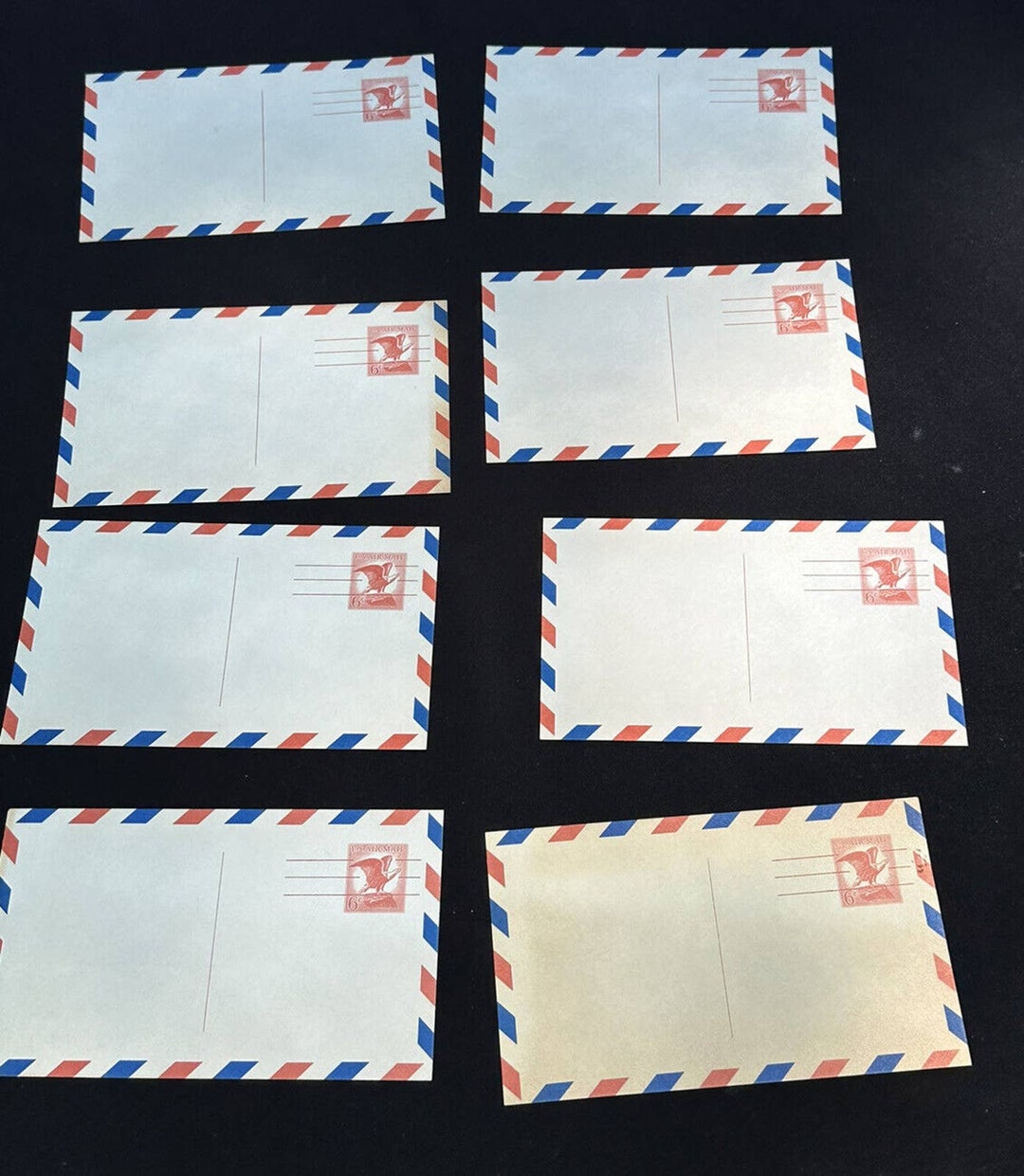 8 UXC4 6c AIRMAIL EAGLE Postal Card Unused - Etsy