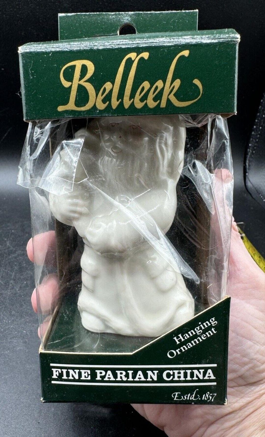 Belleek Santa With Tree Hanging Ornament Original Box #B2546 Made ...