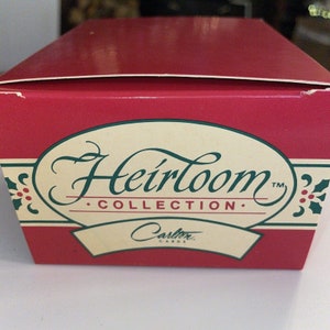 NEW! Carlton 1990 Heirloom Collection Christmas Ornament "home for the ...