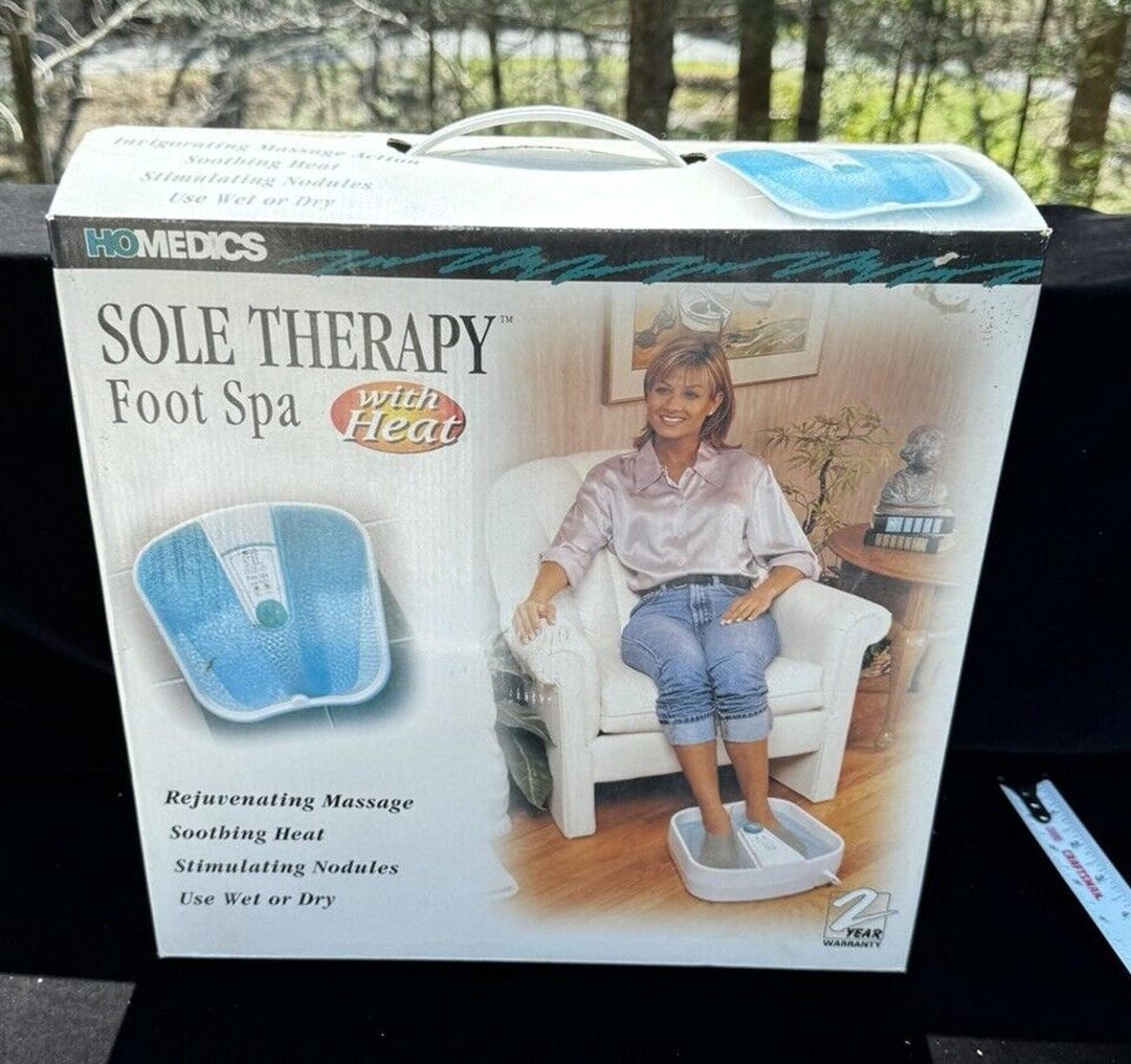 Homedics Body Basics Sole Therapy Massaging Foot Spa Electric Bath With ...