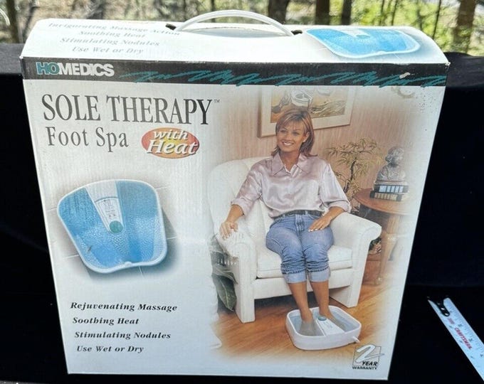 Homedics Body Basics Sole Therapy Massaging Foot Spa Electric Bath With ...