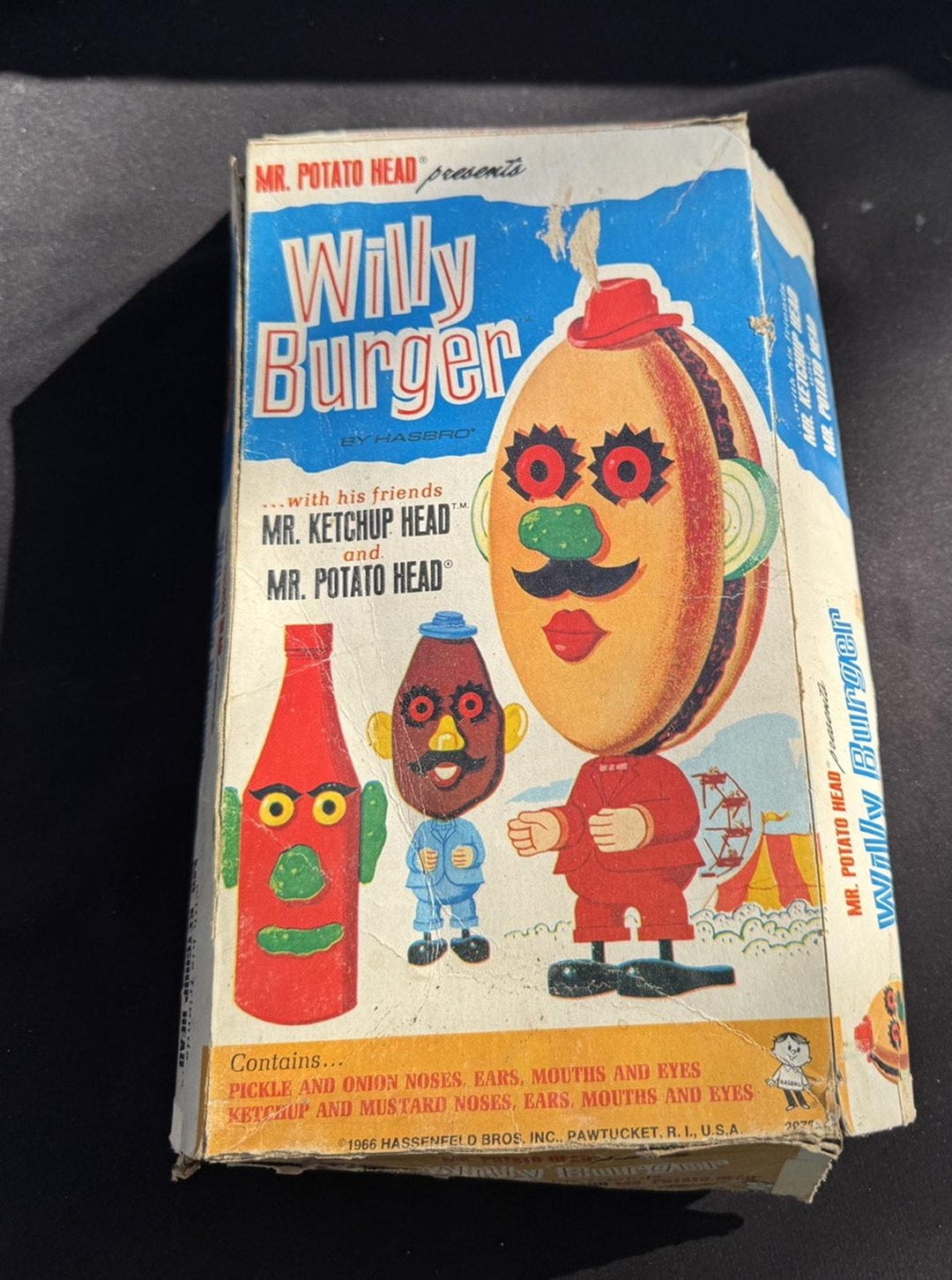VTG Willy Burger Mr Potato Head Ketchup Parts 1966 Hasbro Toy - Etsy