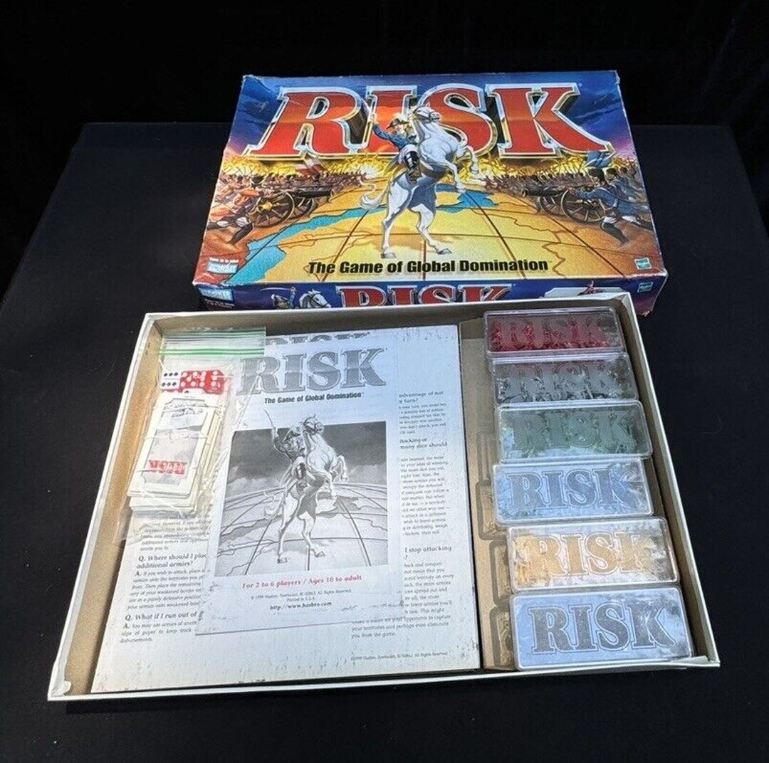 RISK : the Game of Global Domination Board Game Hasbro Parker Brothers ...