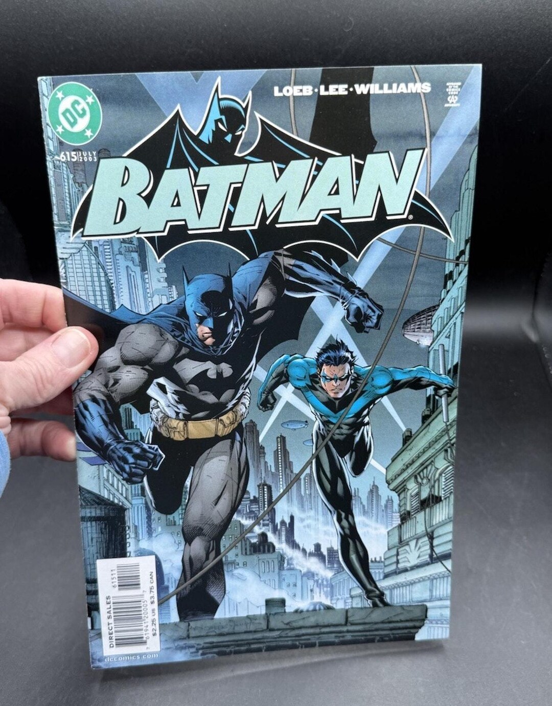 Batman #615 - Nightwing Appearance / Jim Lee Art & Cover 2003 - Etsy