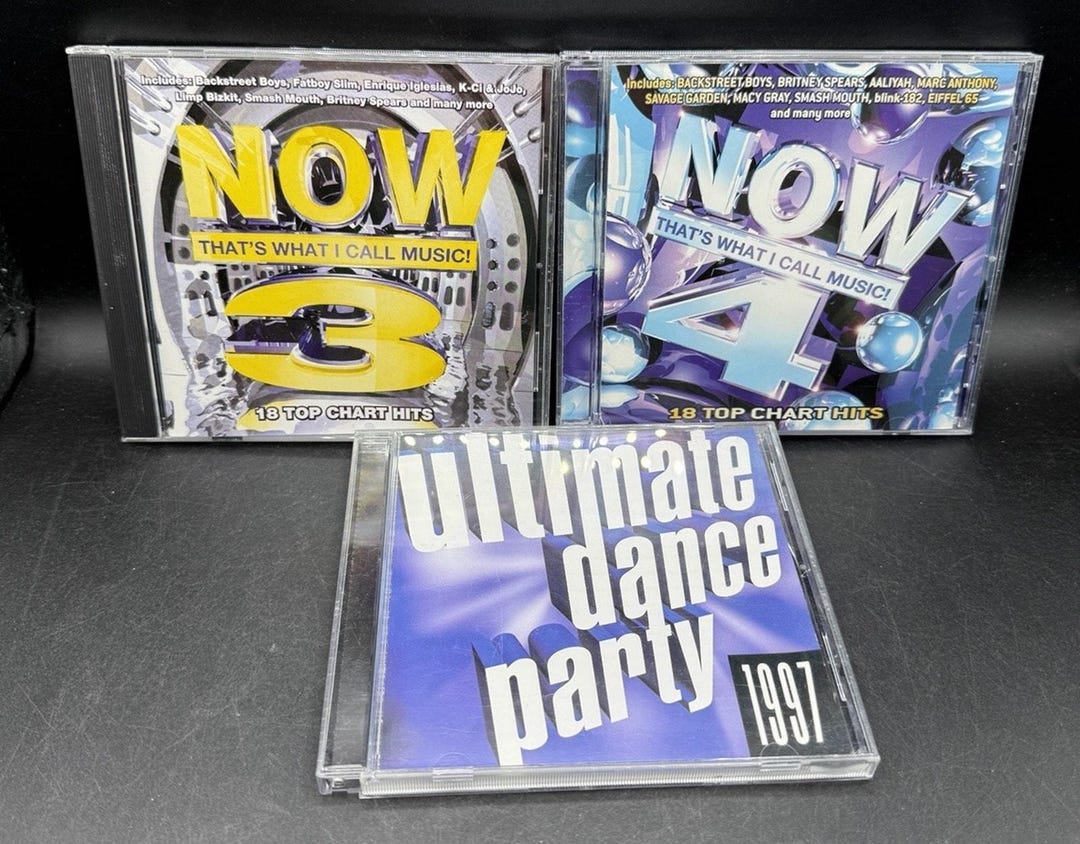 NOW Thats What I Call Music! Vol 3 & 4 and Ultimate Dance 1997 ...