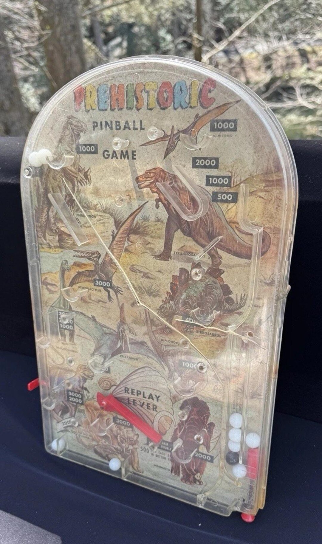 1960's Marx Bagatelle Pinball Game Prehistoric Works *damaged!* - Etsy