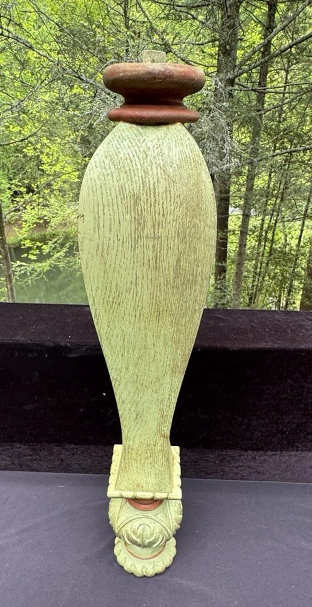 Antique Vintage Turned Wood Balusters Old VTG Architectural Candle ...