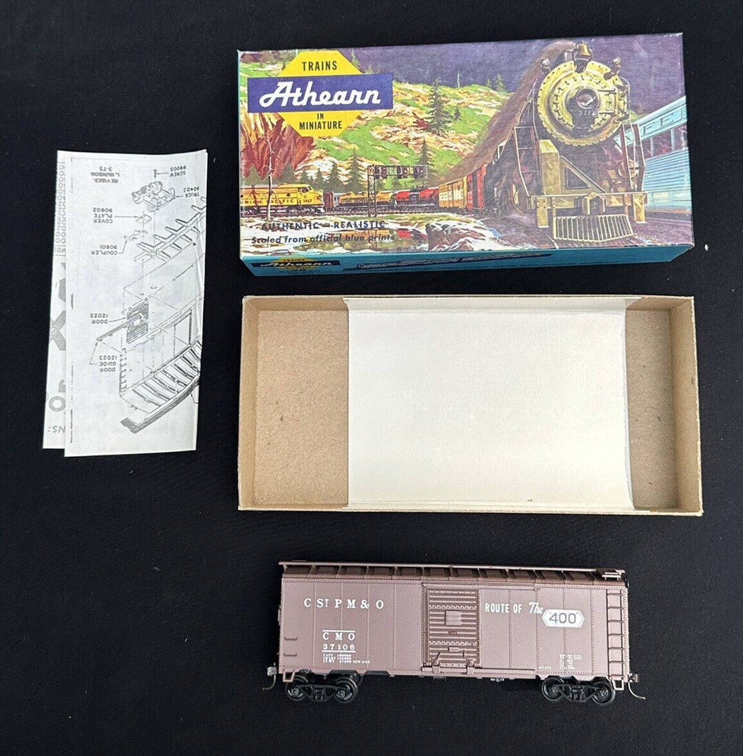 HO Train ATHEARN Box CAR 1438 Route of the 400 #37106 Excellent! T2 - Etsy