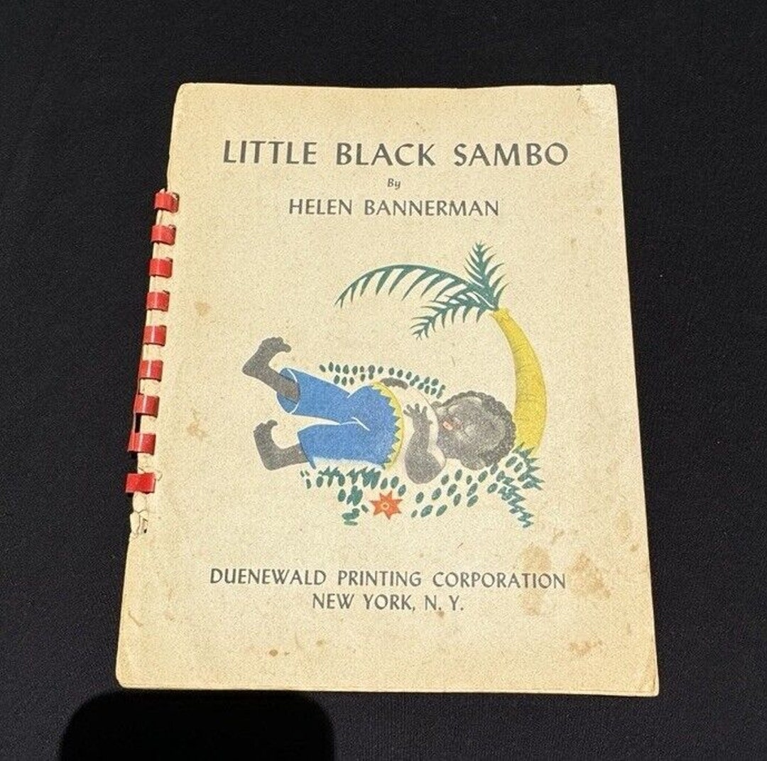 Little Black Sambo Book 1943 Moving ANIMATED Version by Bannerman ...