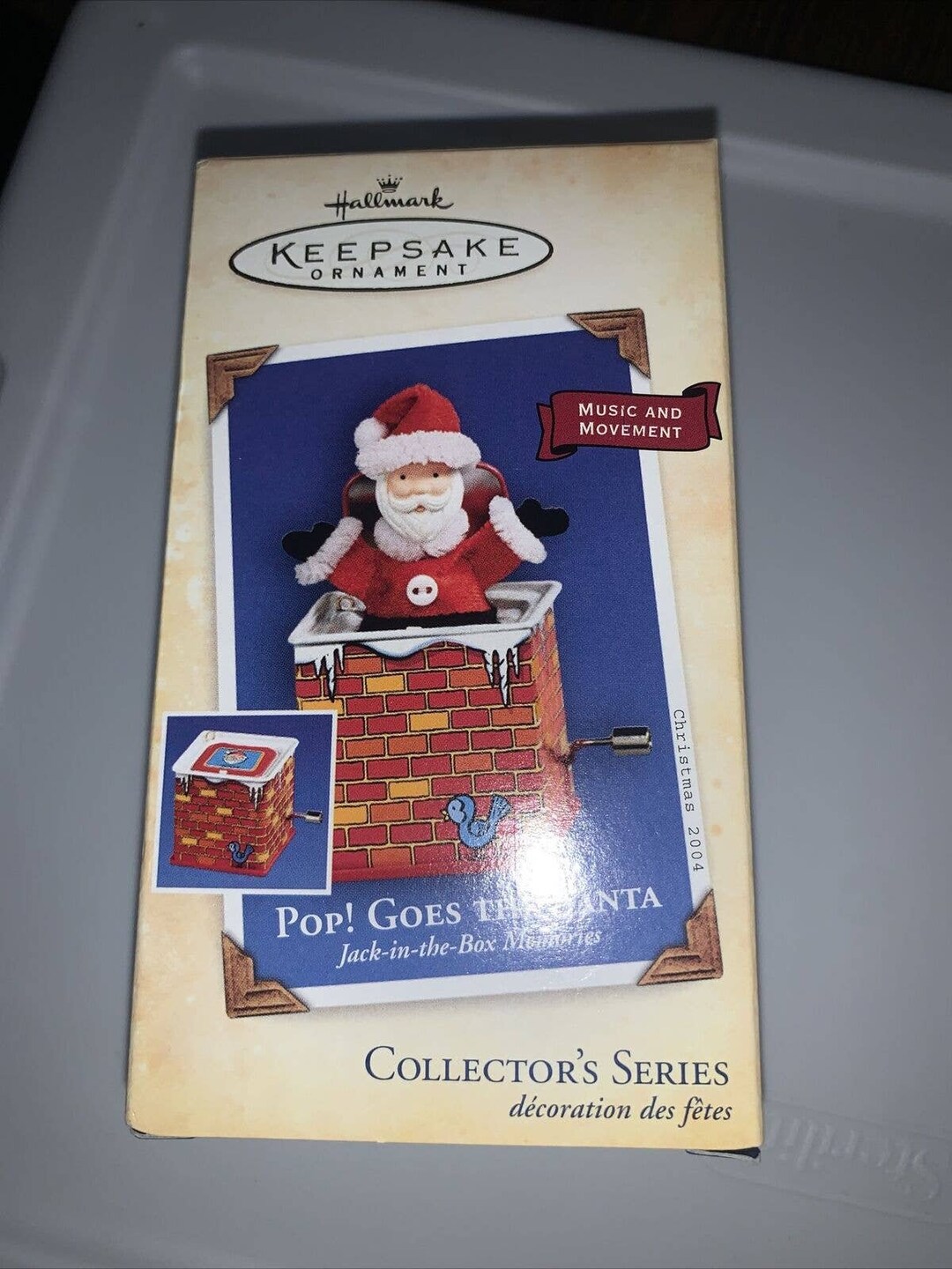 Hallmark Collector's Series Keepsake Ornament Pop! Goes the Santa I4. B ...