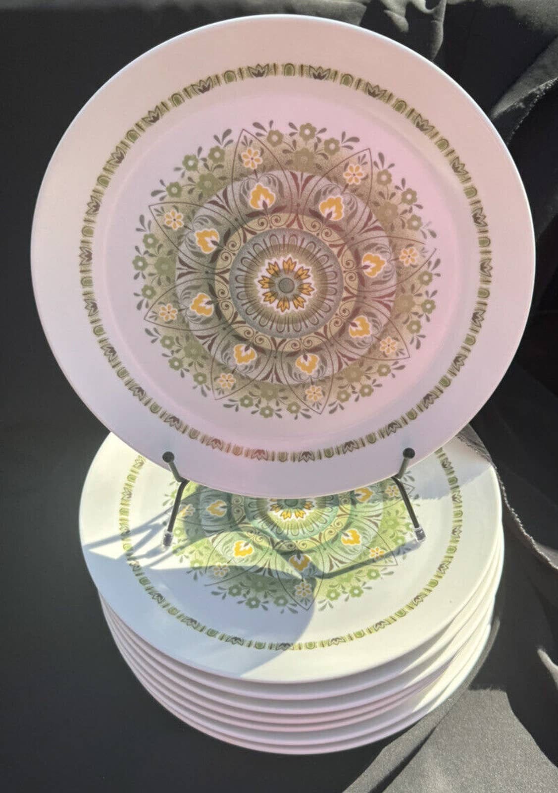 8 1960’s MCM Noritake Progression China 9020 PALOS VERDE 10 1/2" Dinner ...