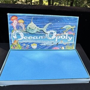 Oceanopoly Ocean Opoly Monopoly Fish Board Game the Sky Great Shape ...