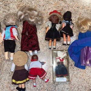 Lot of 9 1950s 1960s & 1970s Plastic Dolls * DO3 - Etsy