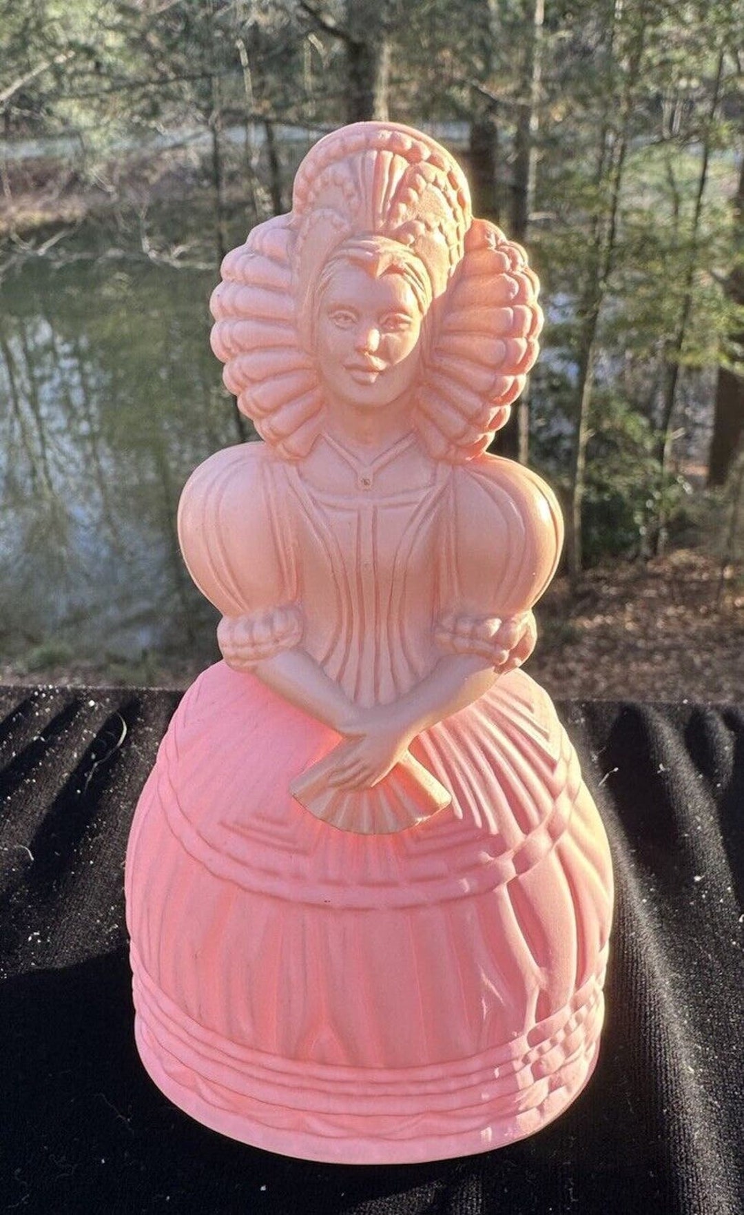 1970s Avon Bottle Lady Baby Pink 6 Elizabethan Moonwind Cologne Empty ...