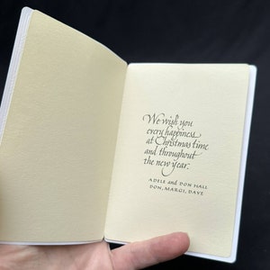 Rare 1978 Hallmark Don and Adele Hall “family Employee” Christmas Card ...