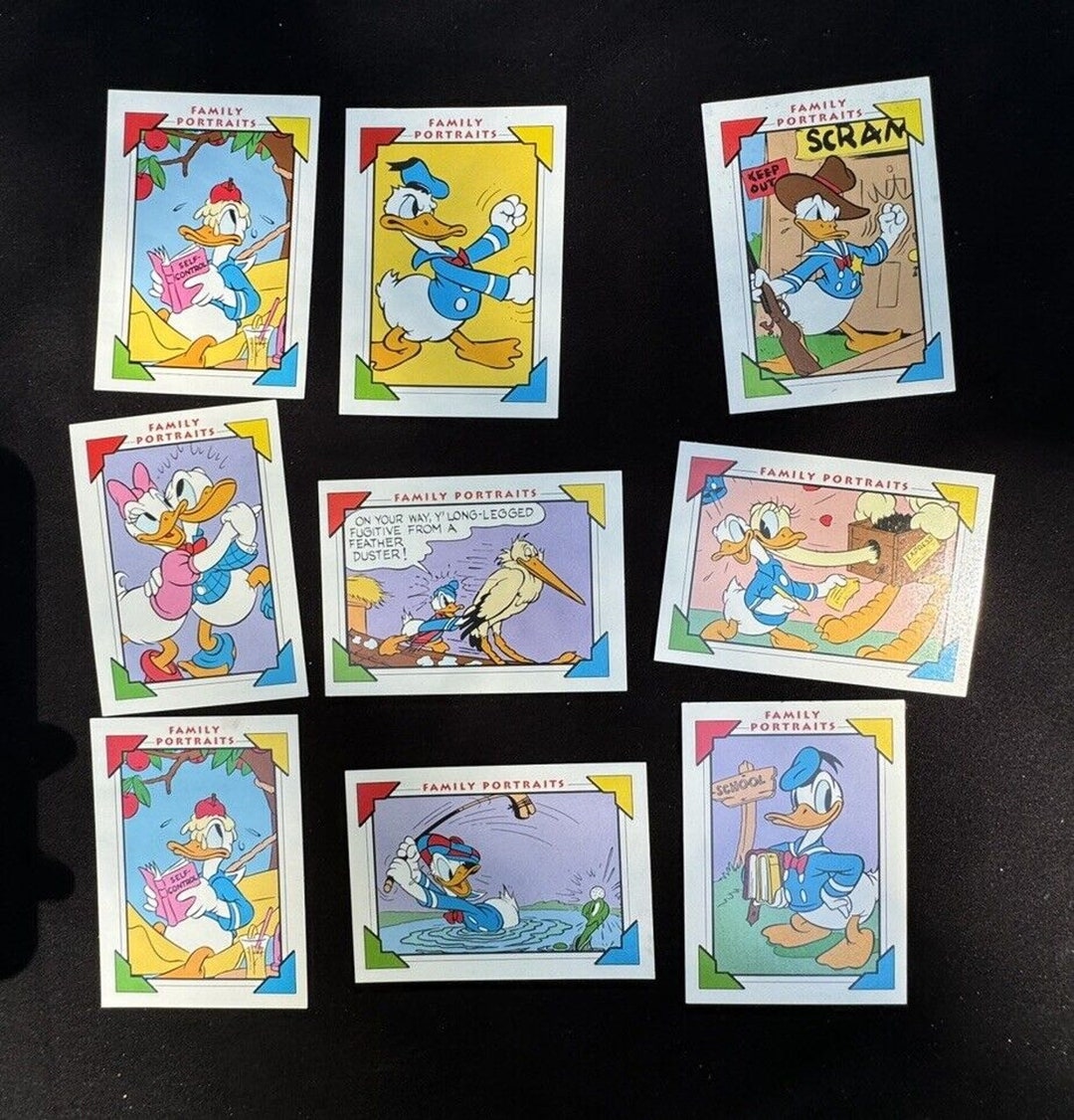 1991 Impel Disney Collector Cards - Family Portraits Donald Duck -5 - Etsy