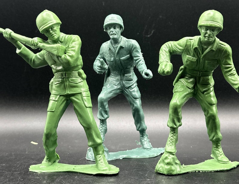Vintage Louis Marx 6 & 5 WWII Army JUMBO Lot of 3 1960s - Etsy