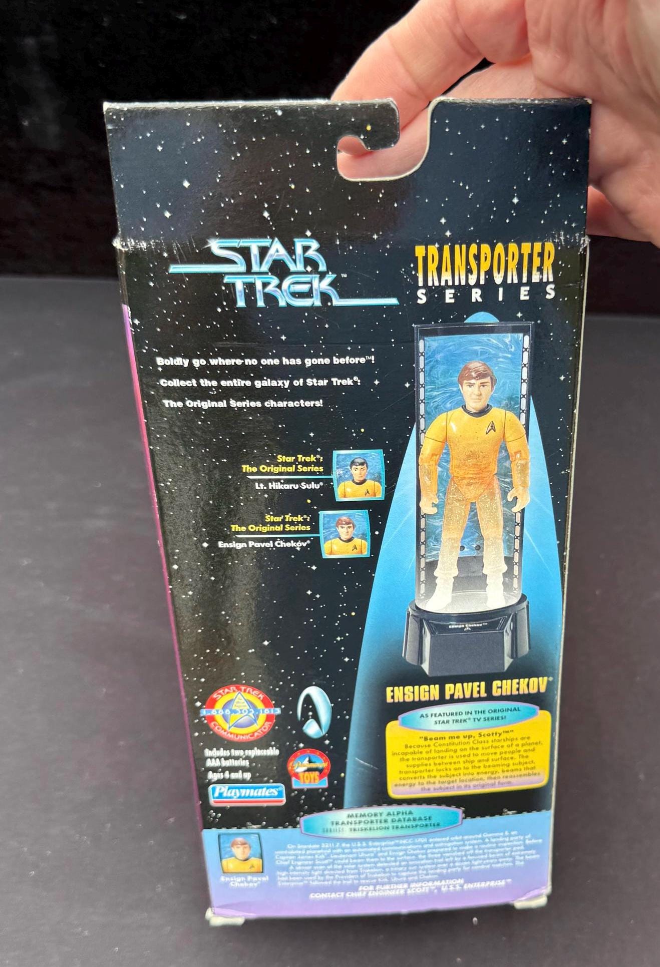 New Vintage 1990’s STAR TREK SULU Transporter Series Action Figure ...