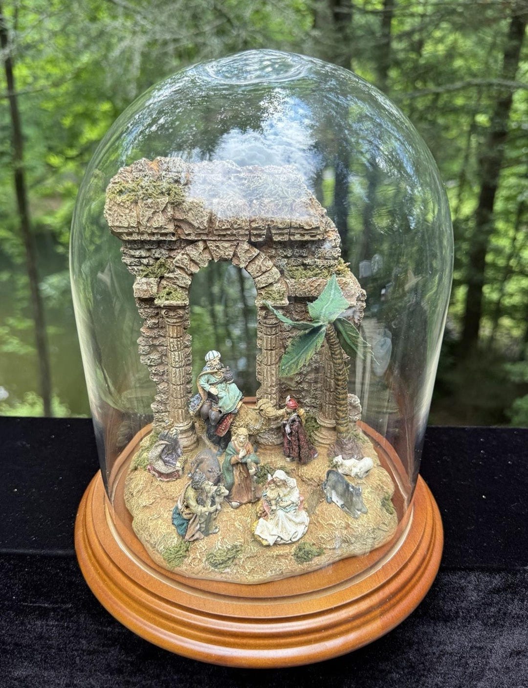 Department 56 Neapolitan Bell Jar Nativity Year 2000 Retired Rare in ...