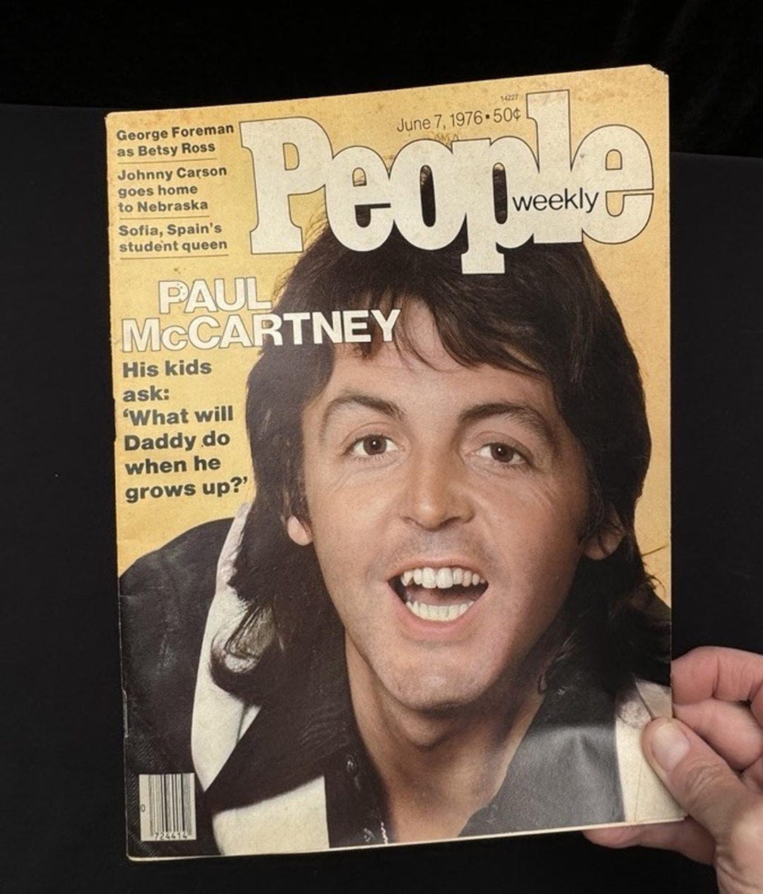 Rare 1976 June 7 People MAGAZINE PAUL MCCARTNEY - B 4814 - Etsy