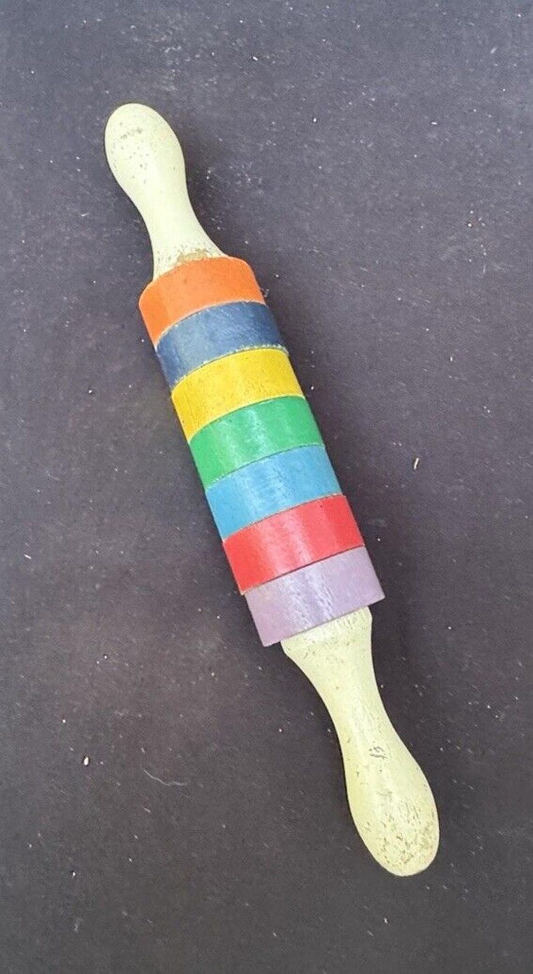 Vintage Toy Color Wheel Rolling Pin DOEPKE Montessori -C7 - Etsy