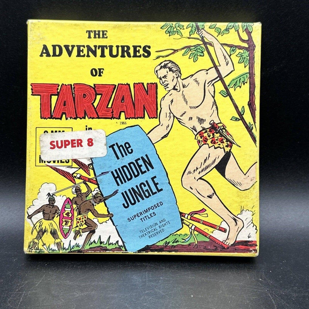 Vintage Super 8mm Ken Films the Adventures of Tarzan in the Hidden ...