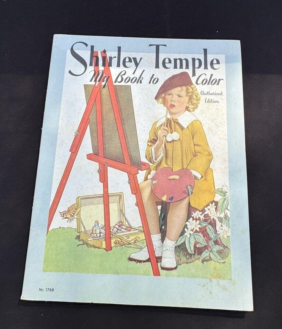 1937 Shirley Temple Coloring Book My BOOK TO COLOR Authorized Ed Mint ...