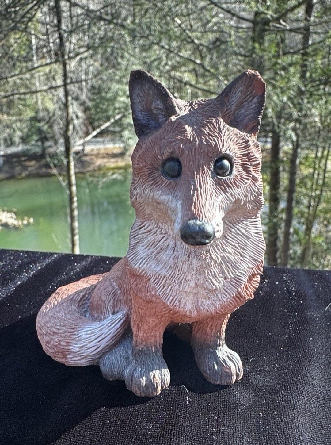 Vintage Don James Red Fox Animal Resin Figurine 4" Tall Signed -A - Etsy