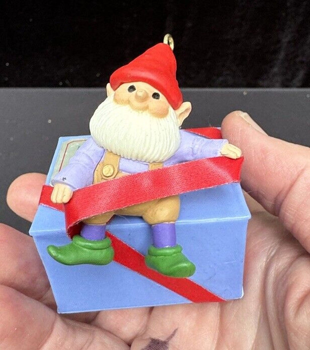 Vintage Hallmark 1984 Elf Music Box Christmas Ornament Works! -S1C - Etsy