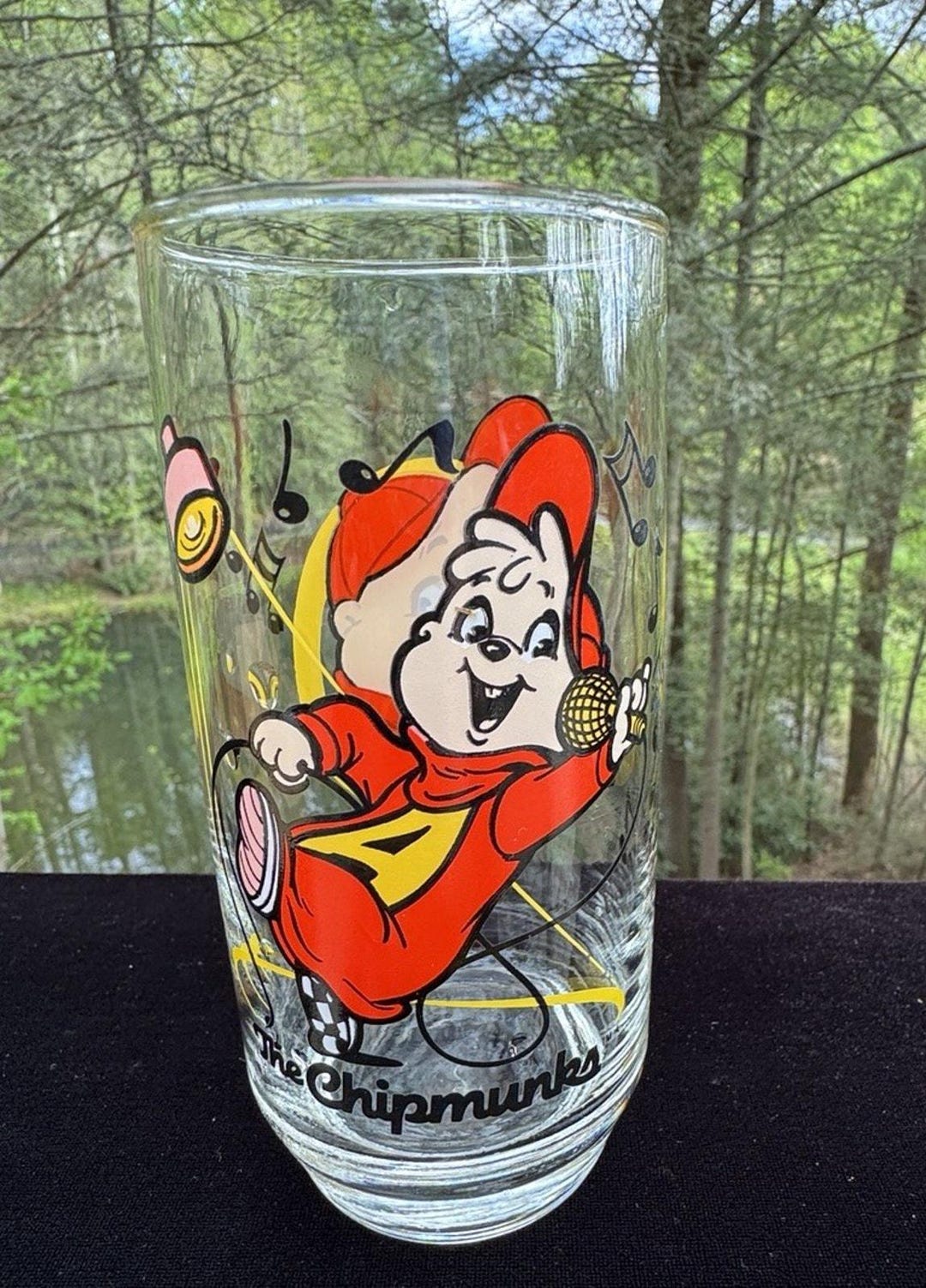 Vintage 1985 Alvin and the Chipmunks Alvin Promo Drinking Glass Nice ...