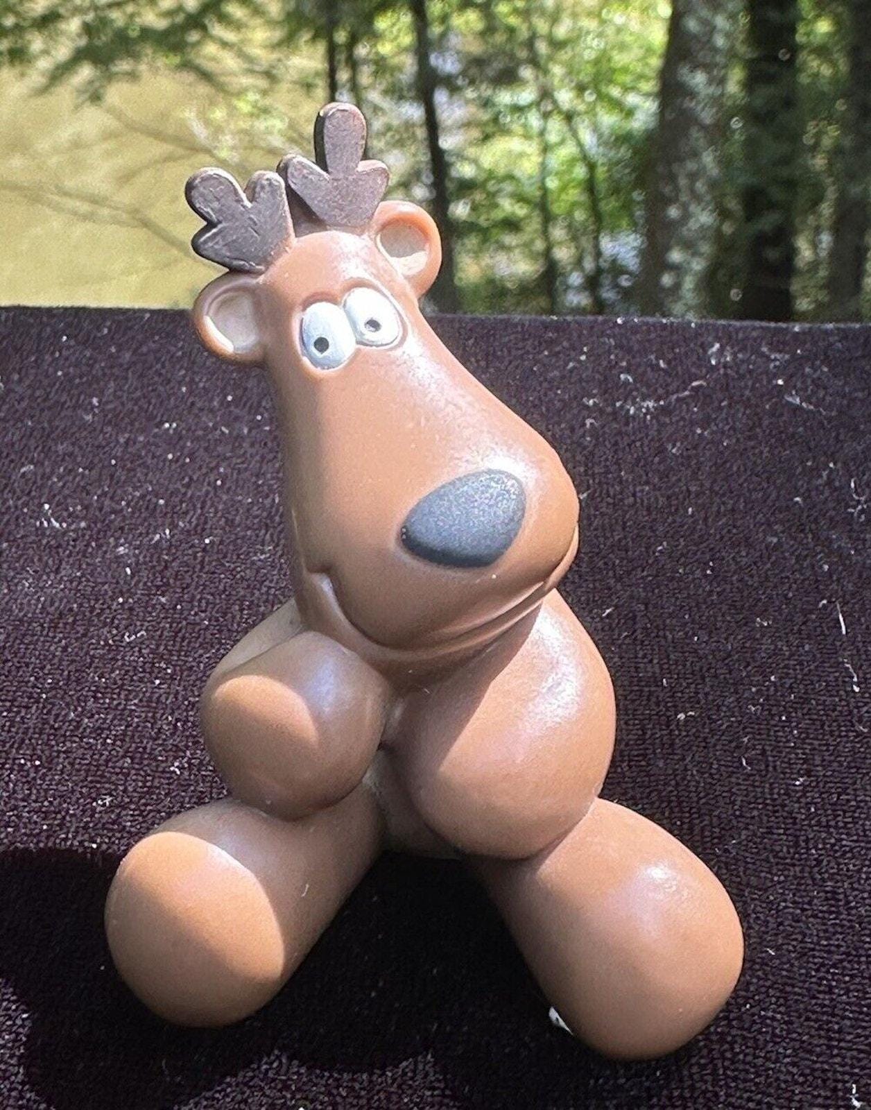 Rodney Reindeer Hallmark Merry Miniature Christmas Figurine 1986 -BA - Etsy
