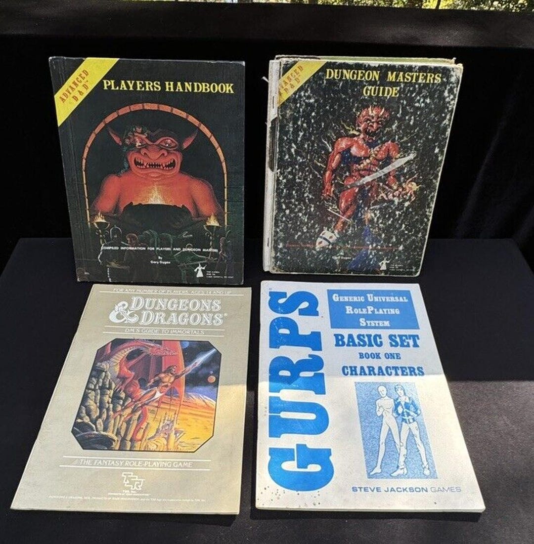 Advanced Dungeons & Dragons Dungeon Master's Guide 1970’s AD D Book Lot ...